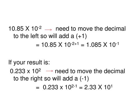 Ppt Mathematical Operations Using Numbers In Scientific Notation