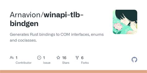 Github Arnavionwinapi Tlb Bindgen Generates Rust Bindings To Com