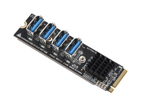 M 2 To Pcie 4 Ch Expander Using With Pcie X1 To Pcie X16 Expander M2