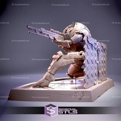Garrus Vakarian Sniper 3d Printing Model Mass Effect Stl Files Specialstl