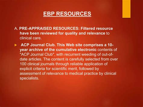 Evidence Based Practice Ebp Pptx