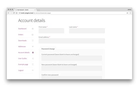 WooCommerce My Account Shortcode How To Use Iconic