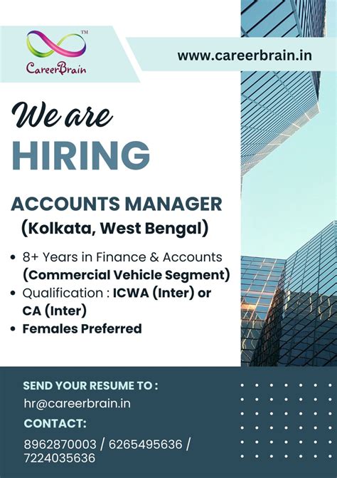 Prateek Verma On Linkedin Hiring Accounts Finance Accountsmanager Kolkatajobs Jobsforyou
