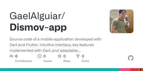 Github Gaelalguiar Dismov App Source Code Of A Mobile Application Developed With Dart And
