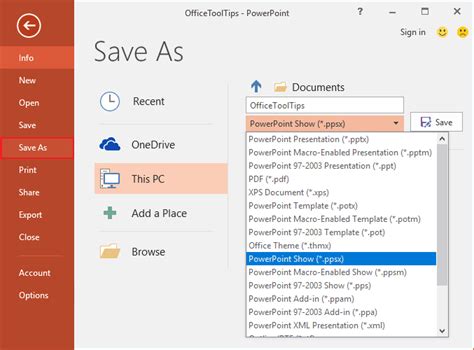 Automatically Show Your Presentation Microsoft PowerPoint