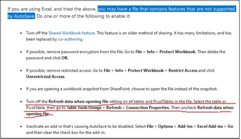 Excel There Was A Problem Saving And Autosave Was Disabled Microsoft Qanda