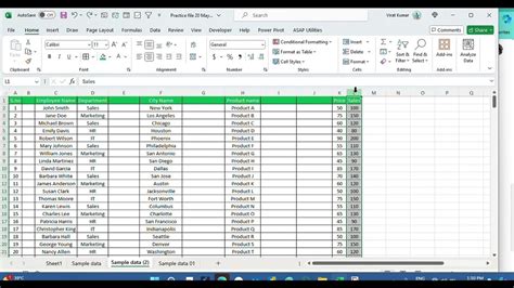 Part 207 Remove Empty Columns In Excel Sheet By Shortcut Althdc