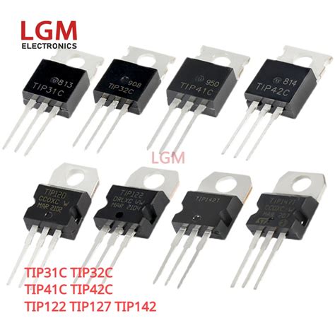 10pcs 5pcs To 220 Transistors Tip31c Tip32c Tip41c Tip42c Tip122 Tip127 Tip142 Shopee Philippines