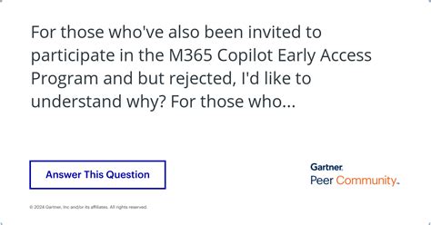 For Those Whove Also Been Invited To Participate In The M365 Copilot Early Access Program And