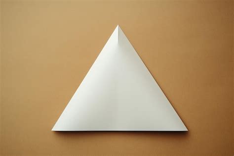 Premium Photo Photo Triangle Paper Shape With Copyspace