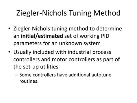 tuning for pid controllers pdf