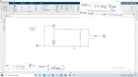 Rc Filters Lpfhpf And Rc Integratoranddifferentiator Circuits Analysis In Matlab Simulinkbode