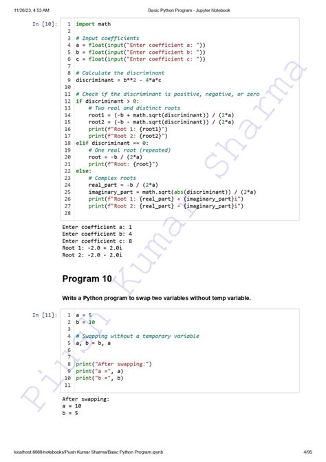 “140 Basic Python Programs Pdf A Comprehensive Resource For Python Programmers”