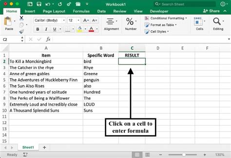 如何在 Excel 中检查或查找单元格是否包含特定字符串文本单词 W3schools 教程 如何在 Excel 中检查或查找单元格是否包含特定字符串文本单词 W3schools 教程