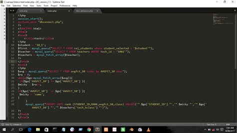 Php How To Assign Rank To Students To Where They Share The Highest