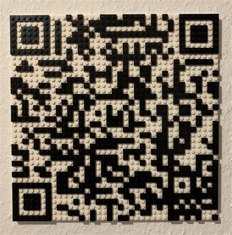 Functioning Lego Qr Code If You Scan It With A Smartphone You Can Join The Guest Wifi Lego