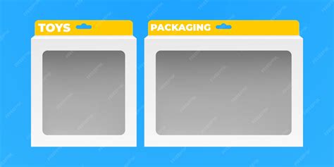 Premium Vector Toy Packaging Vector