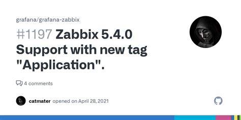 Zabbix 540 Support With New Tag Application · Issue 1197 · Grafanagrafana Zabbix · Github
