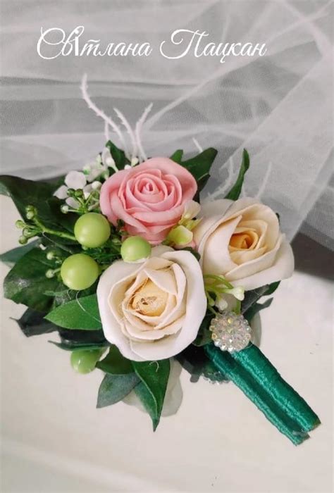 Бутоньєрка для нареченого — ціна 190 грн у каталозі Весільні аксесуари Купити товари для дому та