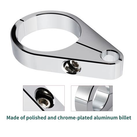 Clutch Throttle Cable Brake Line Clamp For Harley Yamaha 1 12