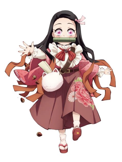 Nezuko Kamado かわいいイラスト アイコン かわいいイラスト アニメイラスト