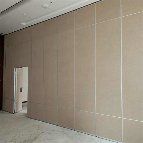 Retractable Movable Mdf Partition Wall For Conference Room Folding Walls For Hotels Schools