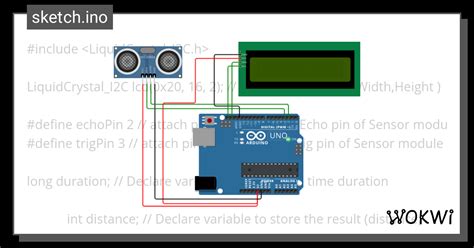 Distance Wokwi Esp32 Stm32 Arduino Simulator