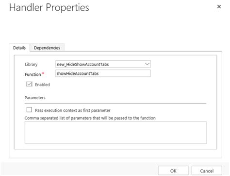 dynamically hide and show tabs using scripting code in dynamics crm