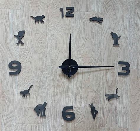 Часы настенные интерьерные конструктор diy clock Сделай сам новый в