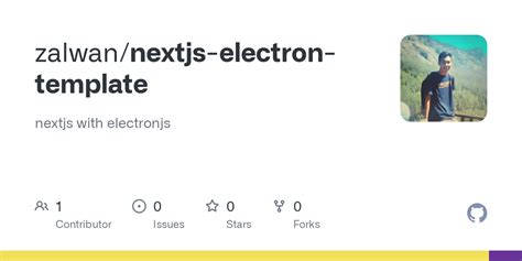 Github Zalwannextjs Electron Template Nextjs With Electronjs