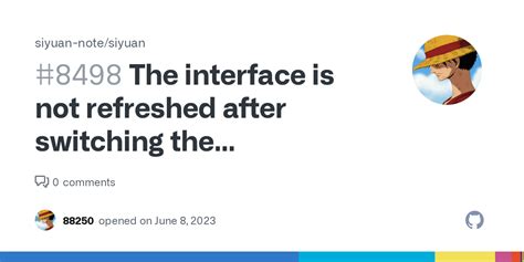 the interface is not refreshed after switching the appearance language · issue 8498 · siyuan