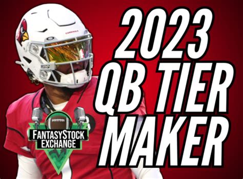 2023 Qb Tier Maker Updated Tier List Community Rankings Tiermaker