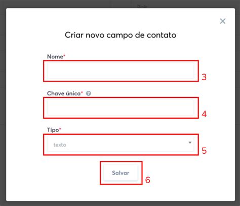 Como adicionar um campo de formulário personalizado Ajuda