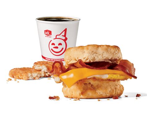Bacon Egg And Cheese Biscuit Combo Price Calories Jackinthebox Menu