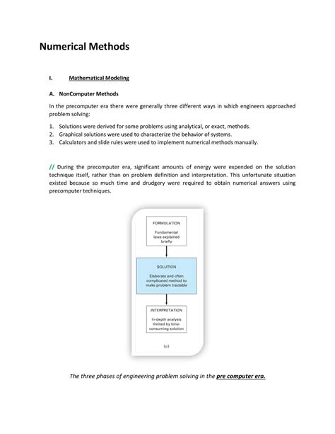 Numerical Method Chapter Bachelor Of Secondary Education Studocu