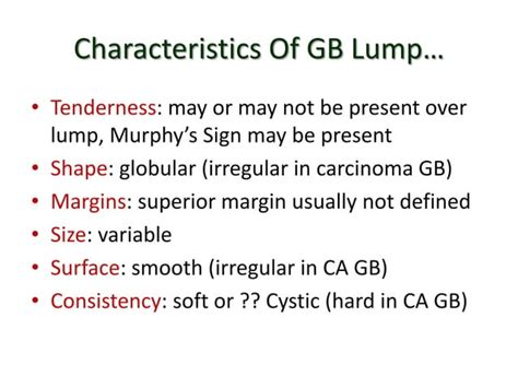 Approach To Patient With Gall Bladder Lump Pptx