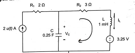 Solved Find Vc At Infinity Answer Is V Please Chegg Com