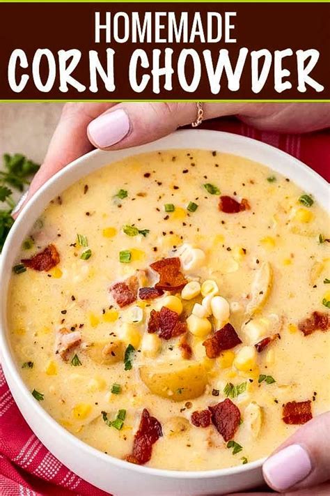 Hearty Homemade Corn Chowder The Chunky Chef Best Corn Chowder Recipe Soup Recipes Slow