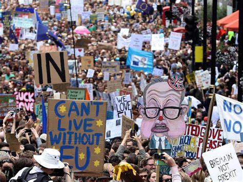 Anti Brexit Protesters To Stage Mass Demonstration Outside Tory