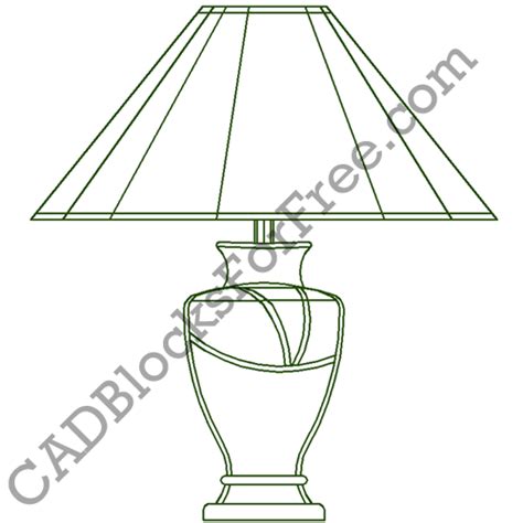 Table Lamp Free AutoCAD Block In DWG Table Lamp Free AutoCAD Block In DWG