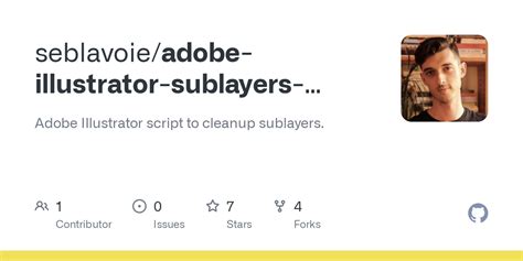 GitHub Seblavoie Adobe Illustrator Sublayers Cleaner Adobe