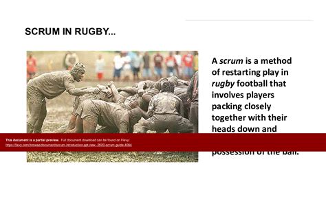 Scrum Introduction New 2020 Scrum Guide PPT Slide Deck