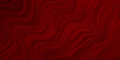 Dark Red Vector Pattern With Curves Bright Illustration With Gradient Circular Arcs Best Design