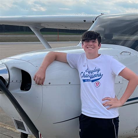 David Kueber Just Completed His First Solo In The Cessna 172s At Dekalb