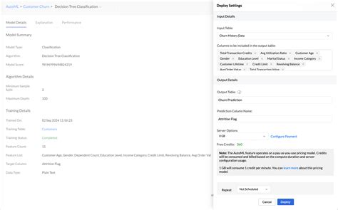 Automated Machine Learning Zoho Analytics Help