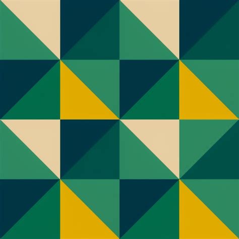 Modern Geometric Triangle Pattern In Forest Green And Navy Blue Seamless Pattern Playground