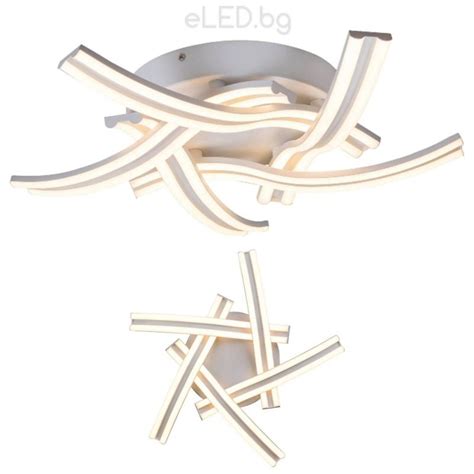 Купи 60w Led плафон Tulio 3000К Бял Метал с високо качество от Eled Bg само за 349 00 лв без