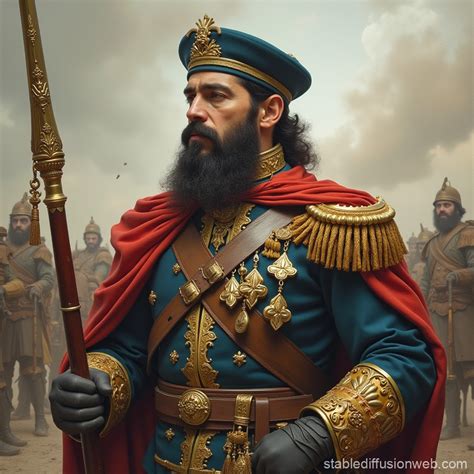 Portrait Of Nader Shah Stable Diffusion Online