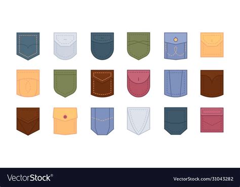 Colorful Patch Pocket Set Design