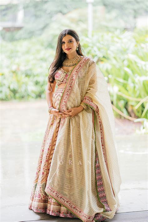 Feril Shah In Our Kasturi Oorjita Lehenga Set Torani India